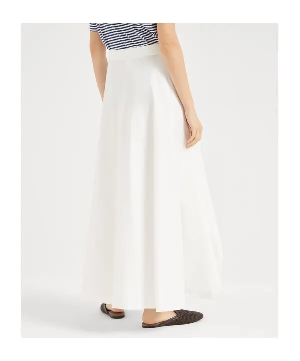 Brunello Cucinelli Draped Bubble-hem Skirt