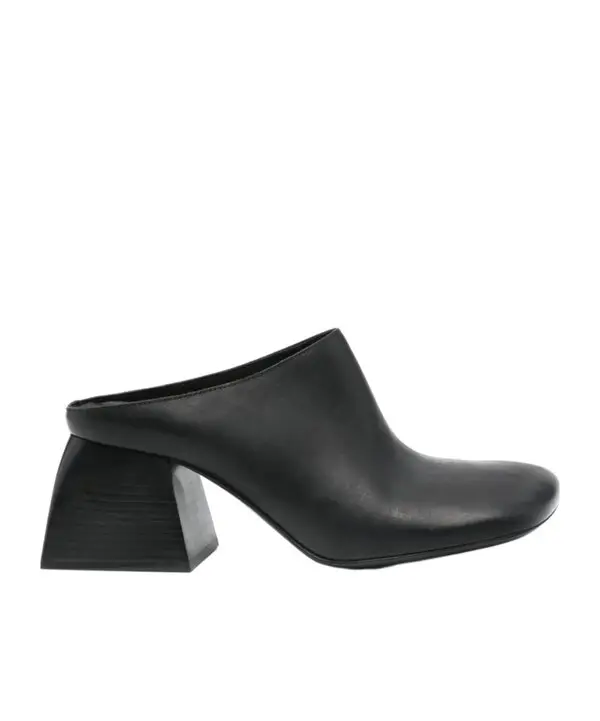 UMA WANG Slip-on High-heeled Sandals - Black