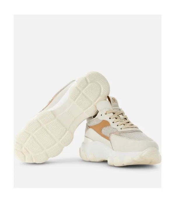 Hogan Hyperactive Panelled Sneakers With Chunky Sole