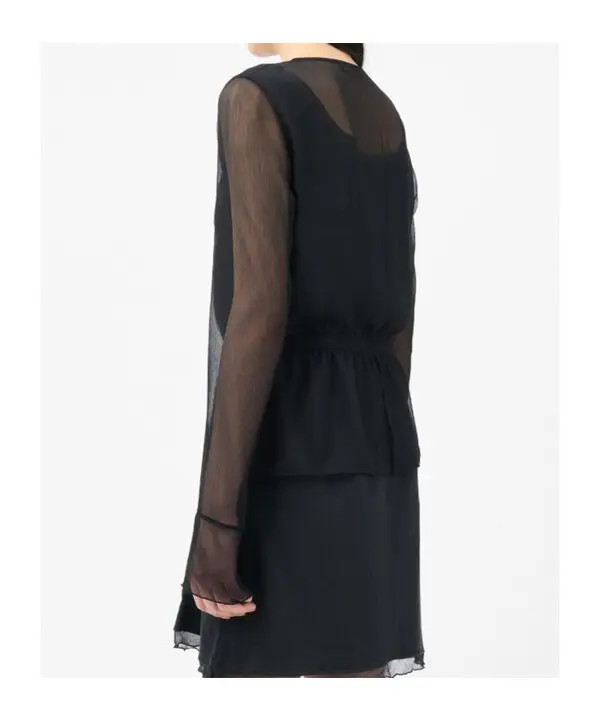 Our Legacy Crinkle Texture Waist Blouse