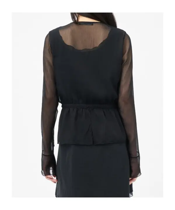 Our Legacy Crinkle Texture Waist Blouse