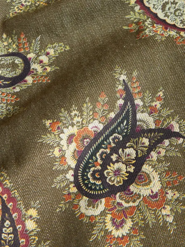 Etro Paisley Denim Overshirt