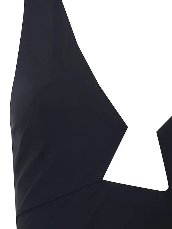 Zimmermann Rhiannon Wire Front One Piece Swimsuit - Black