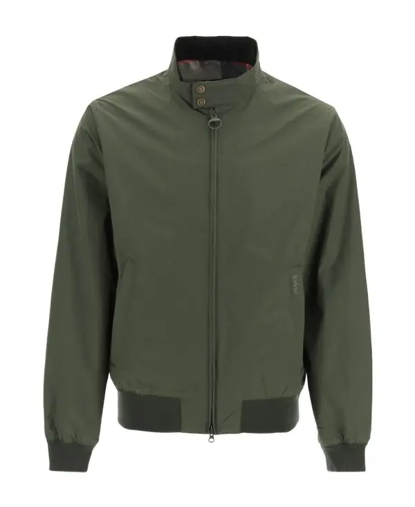 Barbour Zip-up Bomber Jacket - Green