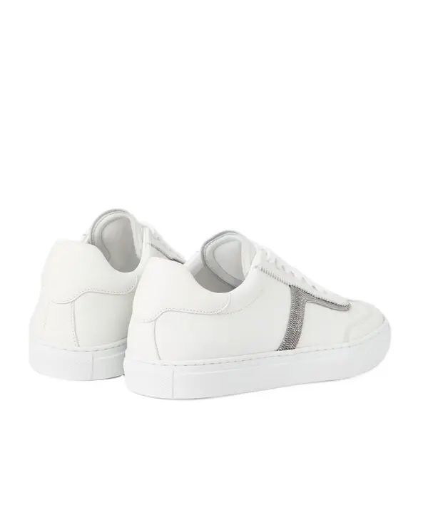 Brunello Cucinelli Lace-up Sneakers With Perforated Details