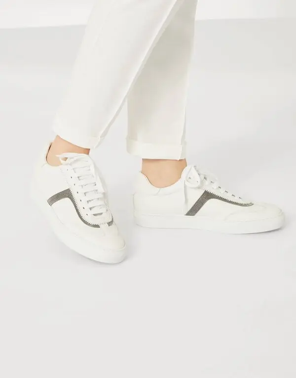 Brunello Cucinelli Lace-up Sneakers With Perforated Details