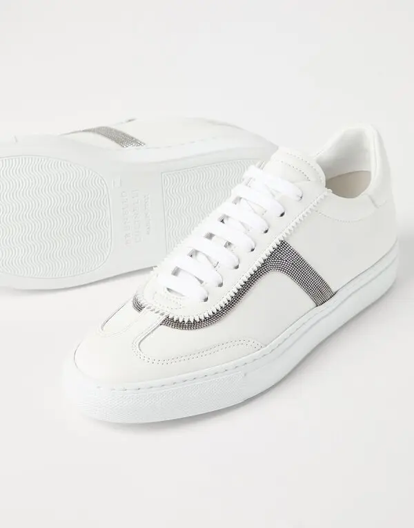 Brunello Cucinelli Lace-up Sneakers With Perforated Details