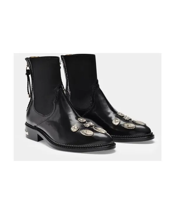 Toga Chelsea Boots With Embellished Detailing