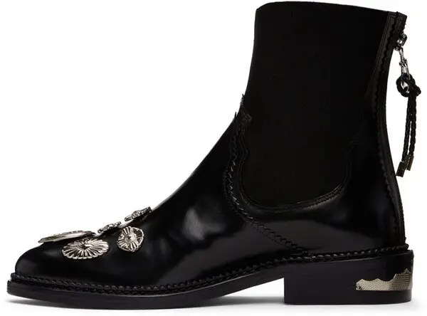 Toga Chelsea Boots With Embellished Detailing