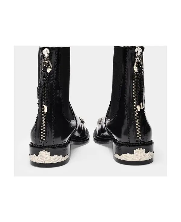 Toga Chelsea Boots With Embellished Detailing