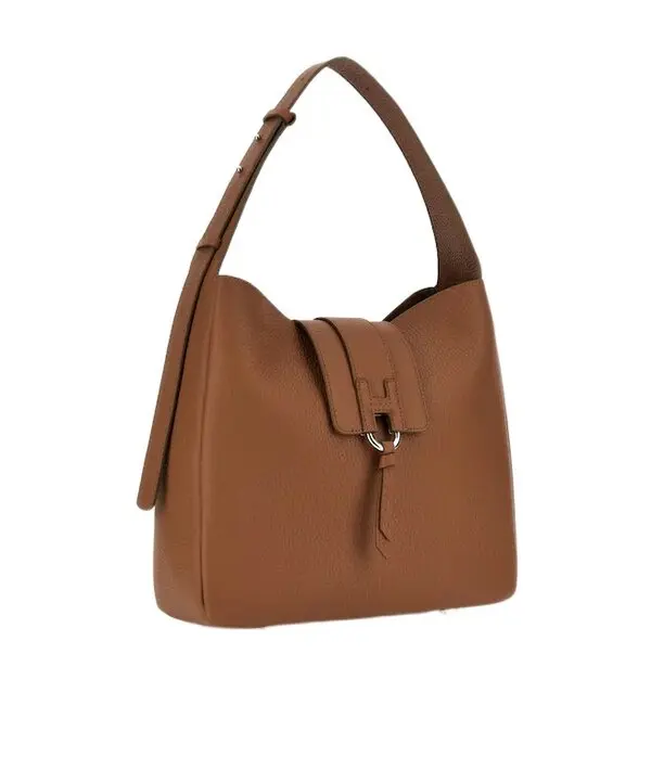 Hogan Trend Hobo Shoulder Bag - Brown