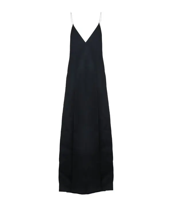 Khaite The Nonya V-neck Sleeveless Maxi Dress