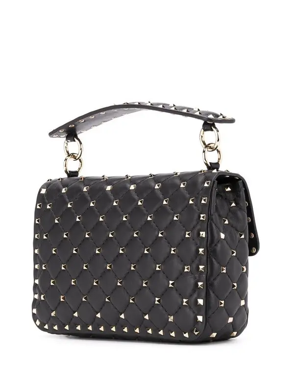 Valentino Garavani Small Rockstud Spike Shoulder Bag - Black