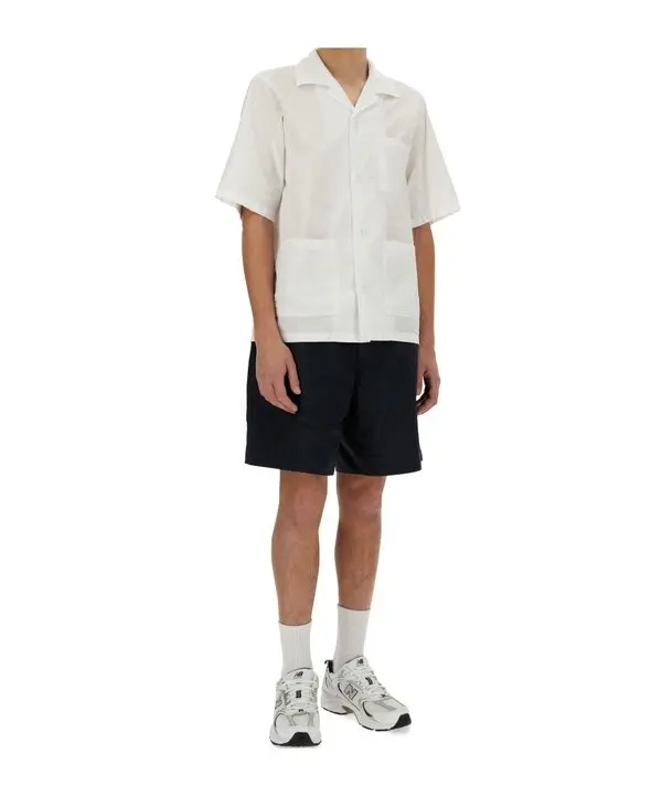 Aspesi Relaxed Fit Bermuda Shorts - Black