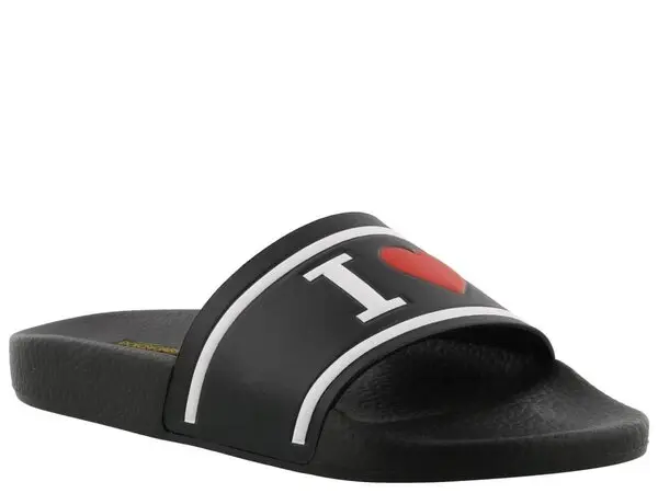 Dolce & Gabbana Logo Detail Flat Sandals