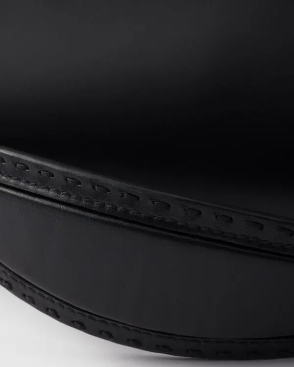Prada Enchainé Medium Shoulder Bag - Black