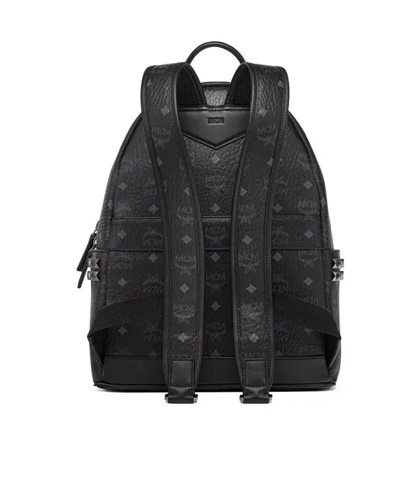 Mcm Stark Studded Monogram Backpack