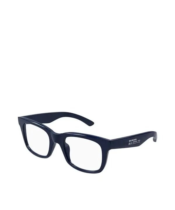Balenciaga Rectangular Frame Eyeglasses - Black