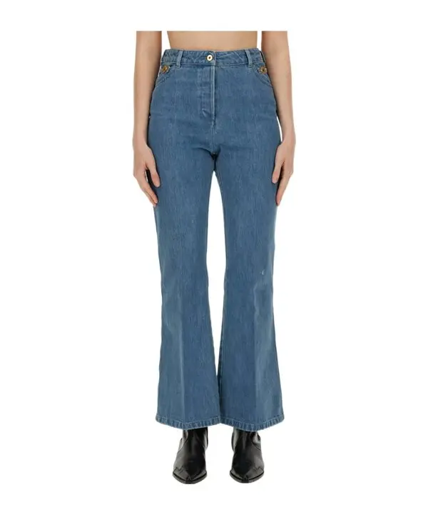 PATOU Flare Fit Designer Jeans - Blue