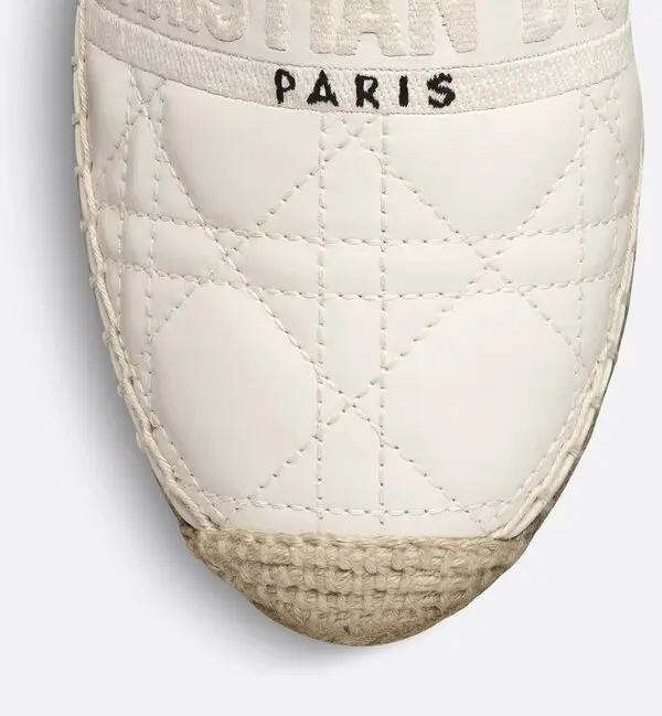 Dior Granville Espadrille With Cannage Rattan