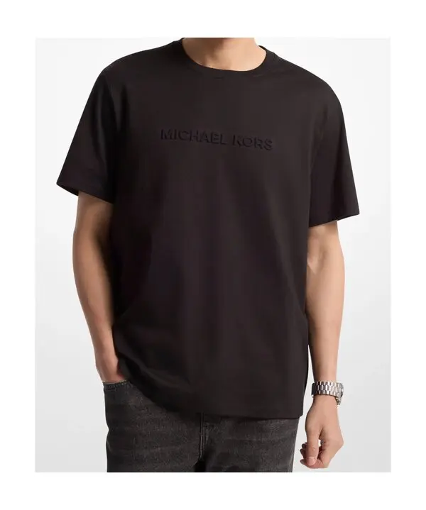 Michael Kors Logo-embossed T-shirt - Black