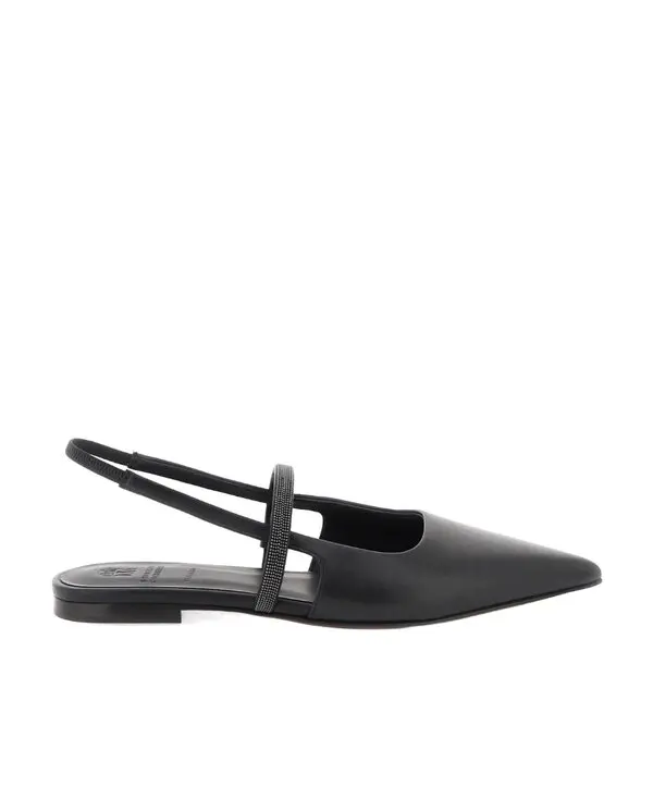 Brunello Cucinelli Slingback Ballerina Flats