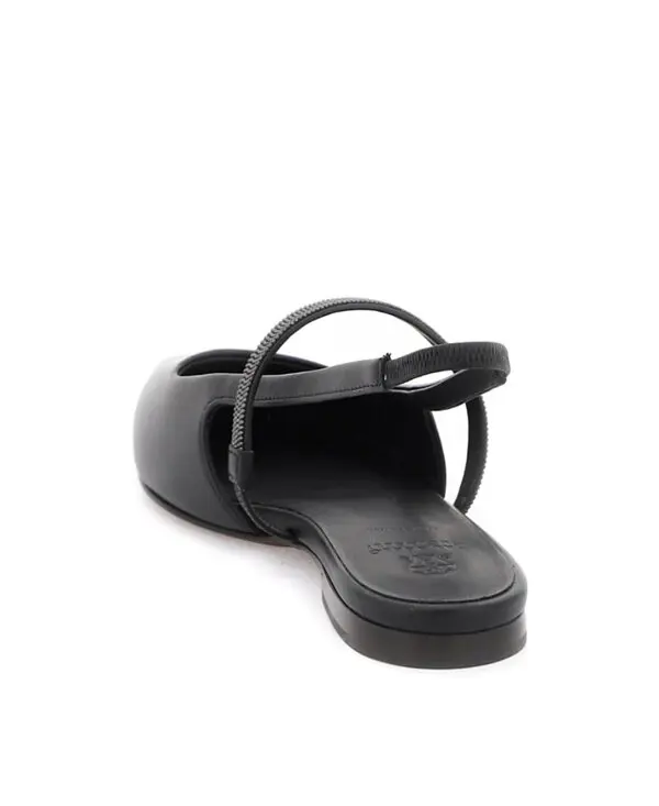 Brunello Cucinelli Slingback Ballerina Flats
