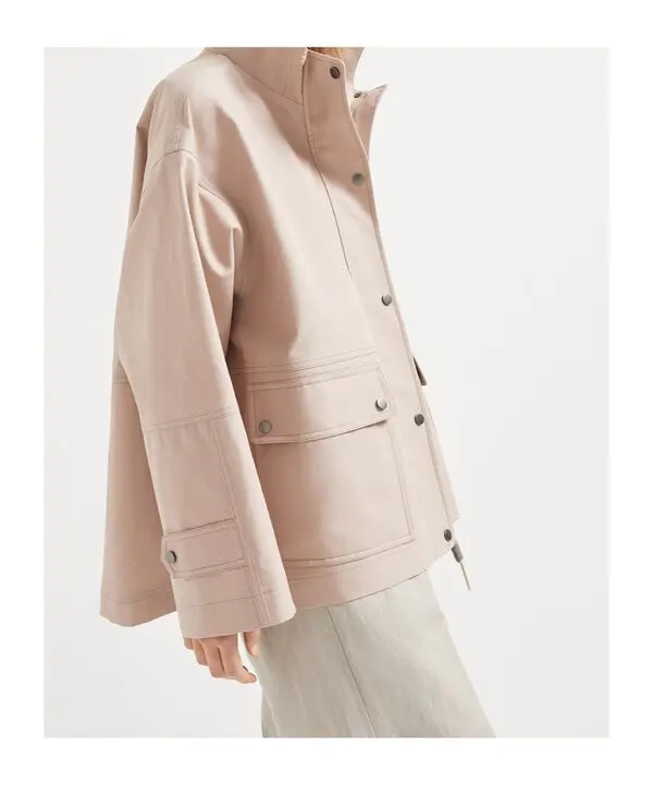 Brunello Cucinelli Water-resistant Canvas Jacket - Nude