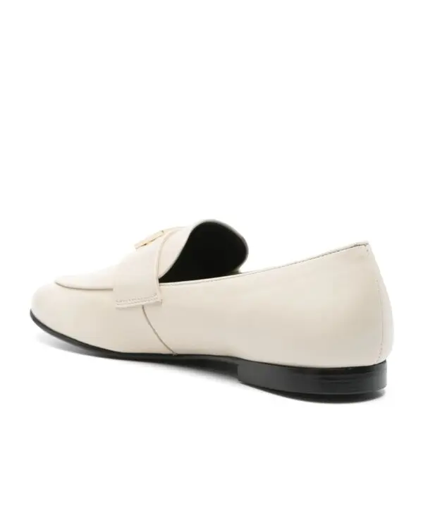 ANINE BING Logo Plaque Loafers