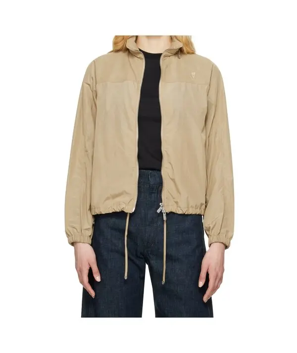 Burberry Logo-badge Zip-up Jacket