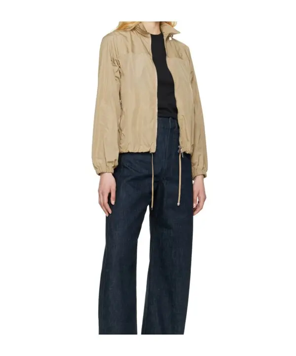 Burberry Logo-badge Zip-up Jacket
