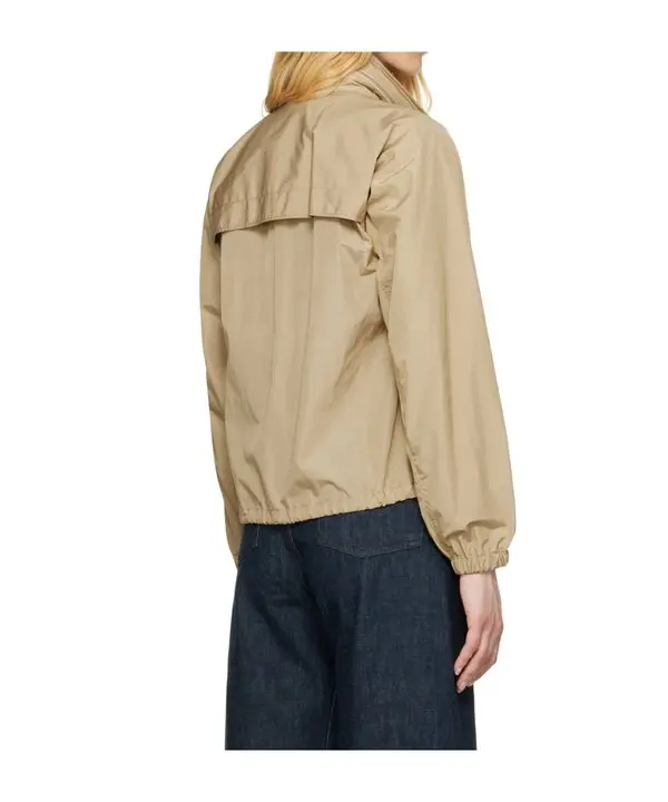 Burberry Logo-badge Zip-up Jacket