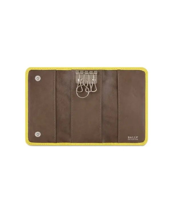 Bally Logo Detail Key Holder - Yellow