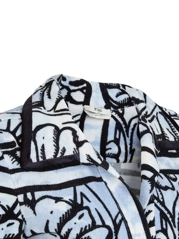 Fendi Short Sleeve Printed Dress