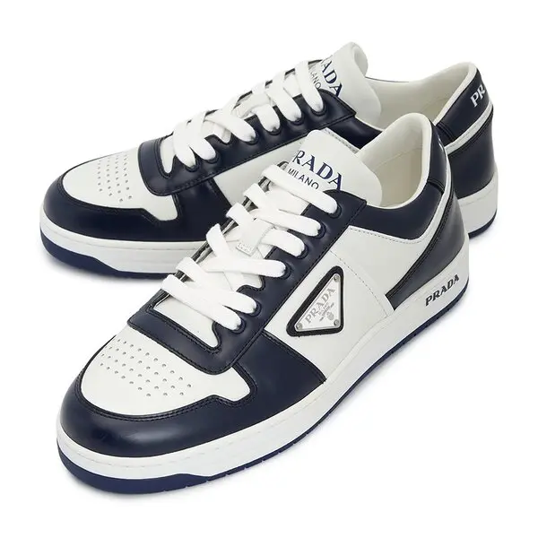 Prada Downtown Lace-up Sneakers - White