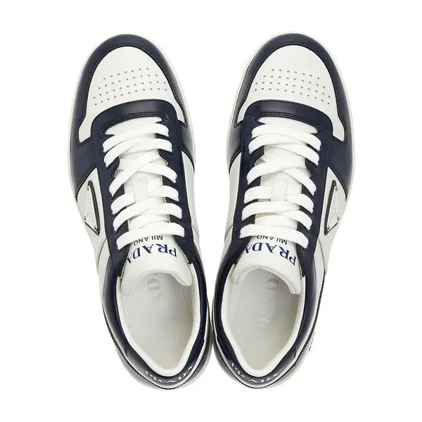 Prada Downtown Lace-up Sneakers - White