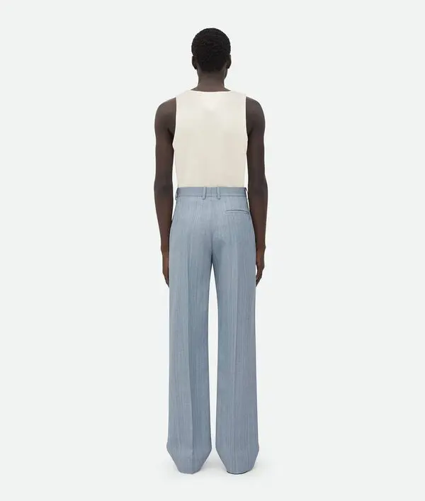 Bottega Veneta Embroidered Detailed Straight-leg Pants