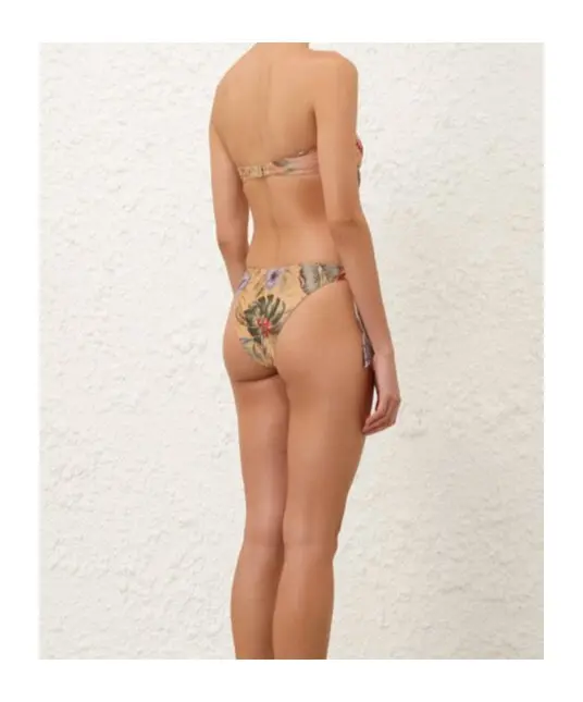 Zimmermann Coco Scarf Tie Bikini Top - Nude