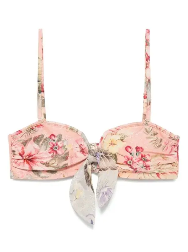 Zimmermann Coco Scarf Tie Bikini Top