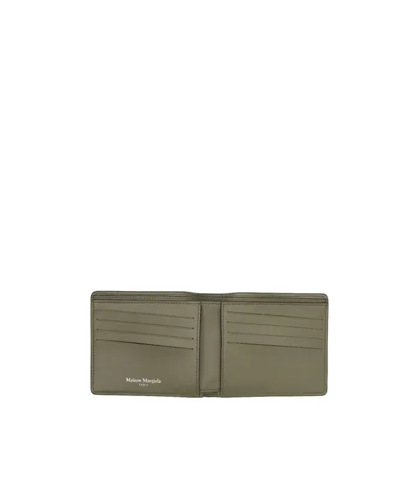 MAISON MARGIELA Four-stitch Bi-fold Wallet - Khaki