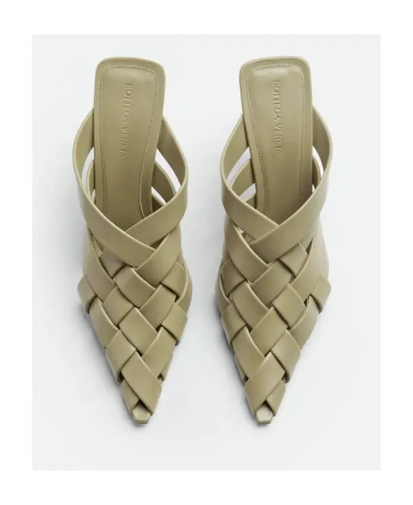 Bottega Veneta Alfie Heeled Mules