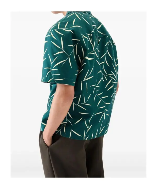 Jacquemus Leaf Printed Short-sleeved Shirt