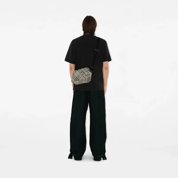 Burberry Checked Logo Crossbody Bag