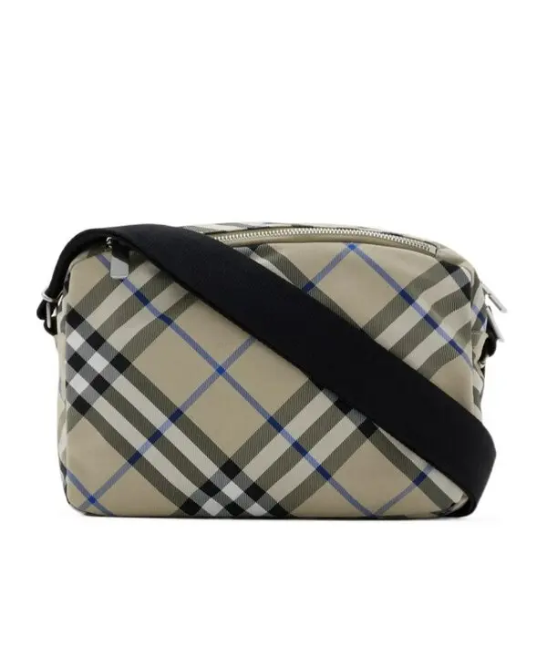 Burberry Checked Logo Crossbody Bag