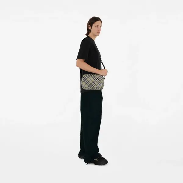 Burberry Checked Logo Crossbody Bag