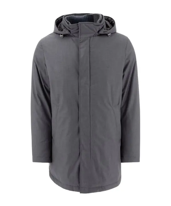 Herno Hooded Down Jacket - Black