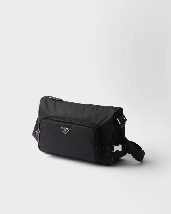 Prada Re-nylon And Saffiano Leather Shoulder Bag