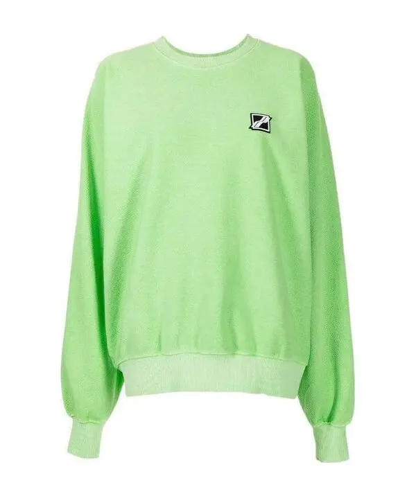 We11Done Logo Print Relaxed Fit Sweatshirt