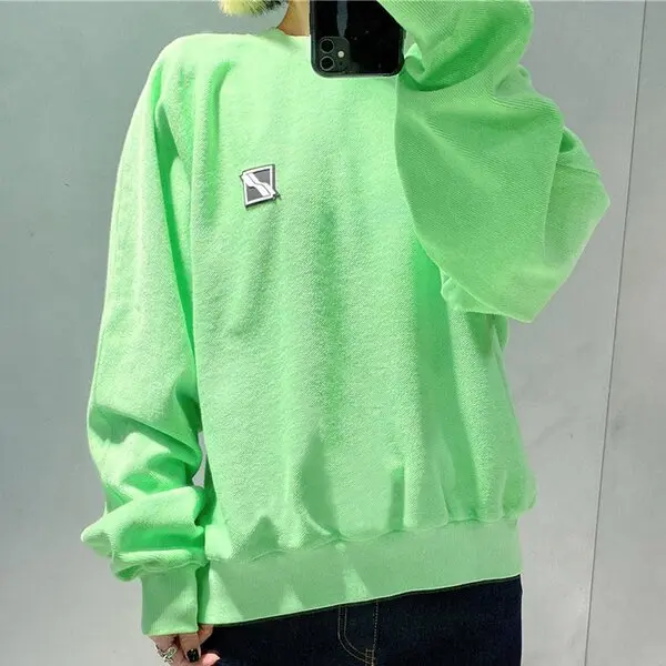 We11Done Logo Print Relaxed Fit Sweatshirt