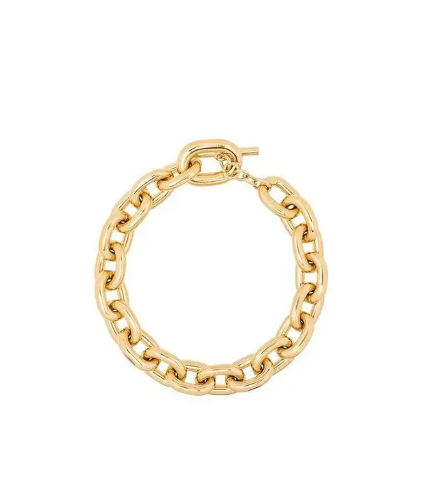 Rabanne Gold Chain-link Necklace - Yellow
